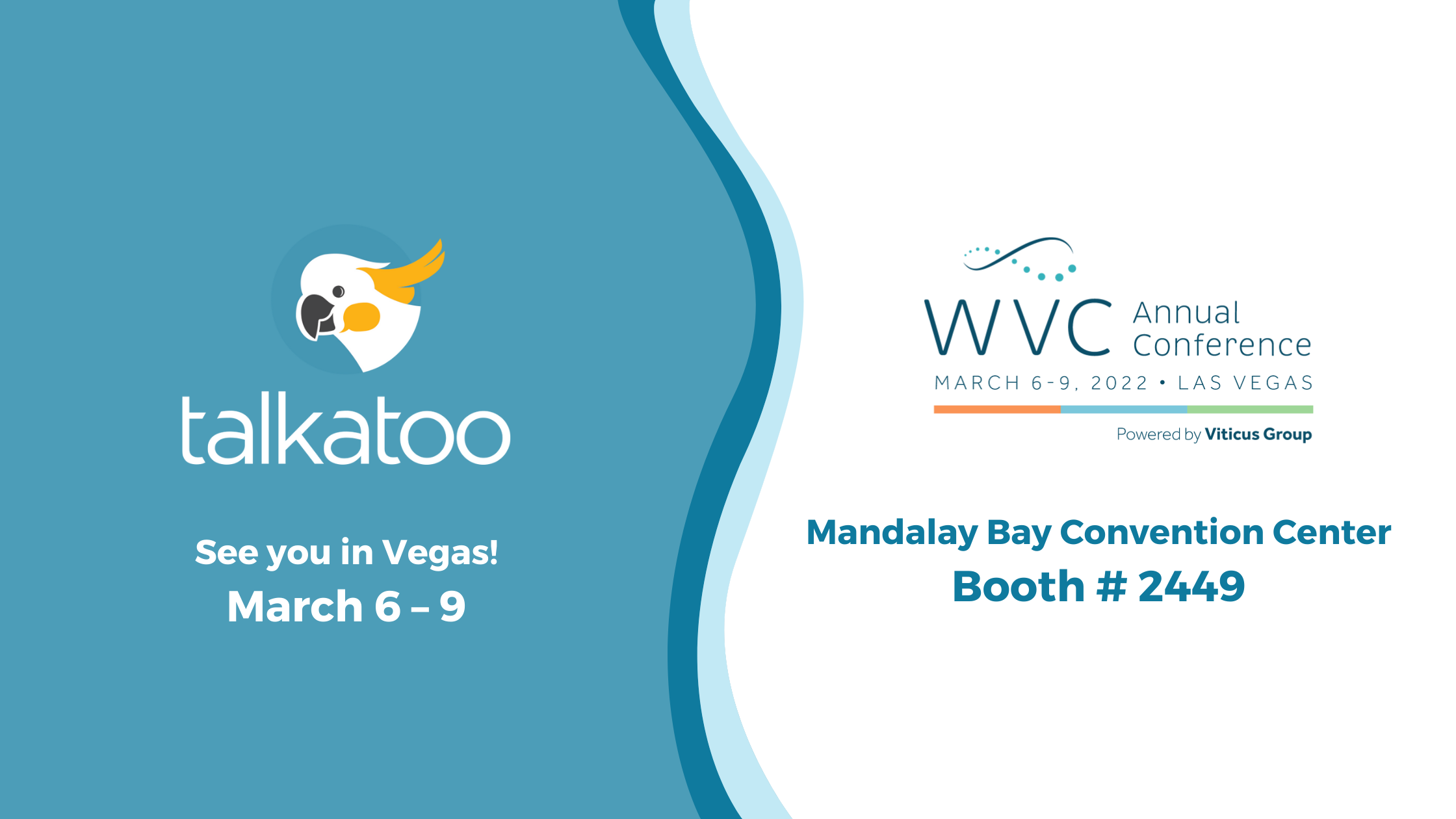 Vegas... Here we come! Talkatoo’s Off to WVC